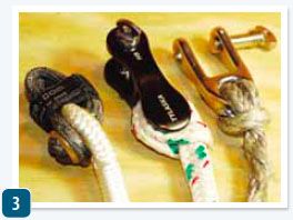Mainsail Halyard Shackles - Practical Sailor