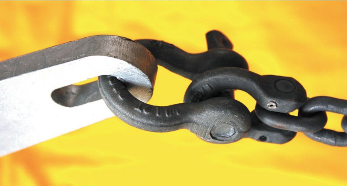Proper Orientation of an Anchor Shackle - Practical Sailor