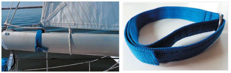 A Custom-fitted Clew Strap - Practical Sailor