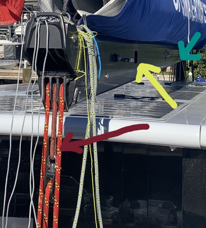 Designing a Dump Line for the Multihull Mainsheet - Practical Sailor