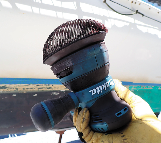 Random Orbit Sanders for Bottom Paint Prep - Practical Sailor